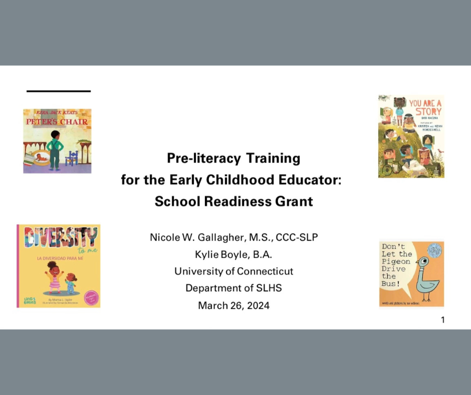 Pre-literacy Training for the Early Childhood Educator | Department of ...