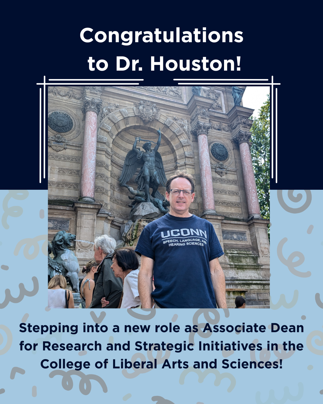Congratulations to Dr. Houston on His New Role | Department of Speech ...